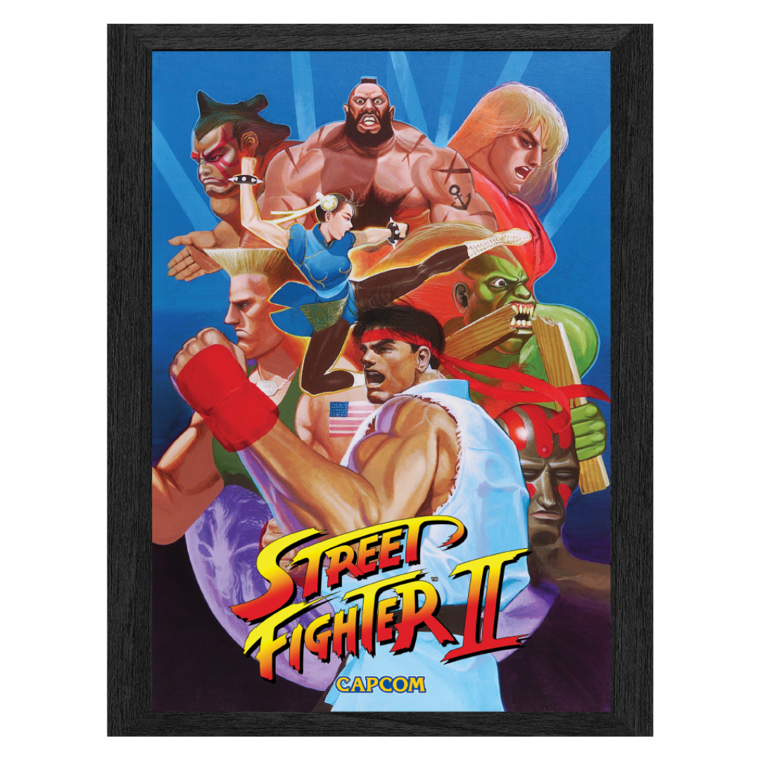 Cadre Lenticulaire Street Fighter 2 The World Warriors - Pixel Frames